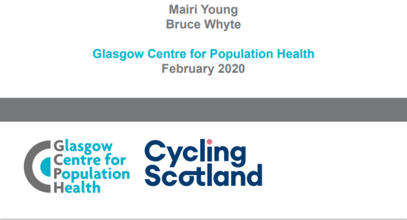 Cycling in Scotland: review of cycling casualties Cycling in Scotland: review of cycling casualties