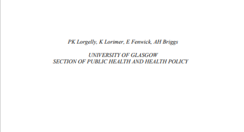 The Capability Approach: developing an instrument for evaluating public ... The Capability Approach: developing an instrument for evaluating public ...