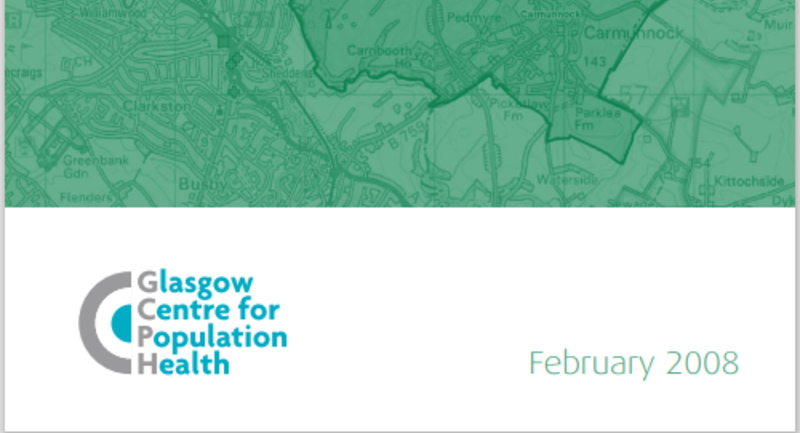 South East Glasgow Community Health Profile