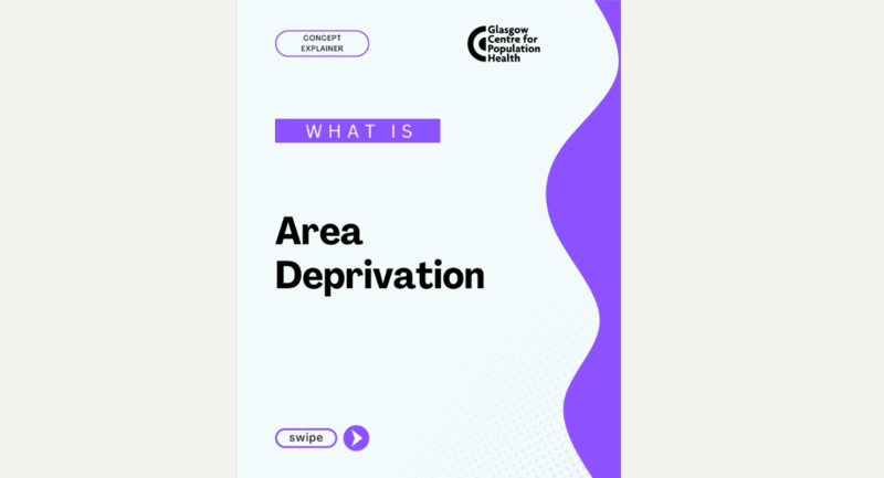 Concept Explainer: Understanding Area Deprivation | GCPH