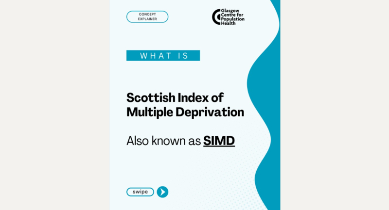 SIMD (Scottish Index of Multiple Deprivation) Concept Explainer | GCPH